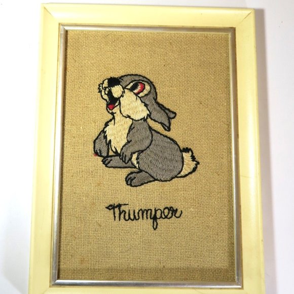 Disney | Wall Decor | Vtg 96s Epic Walt Disney Productions Thumper ...